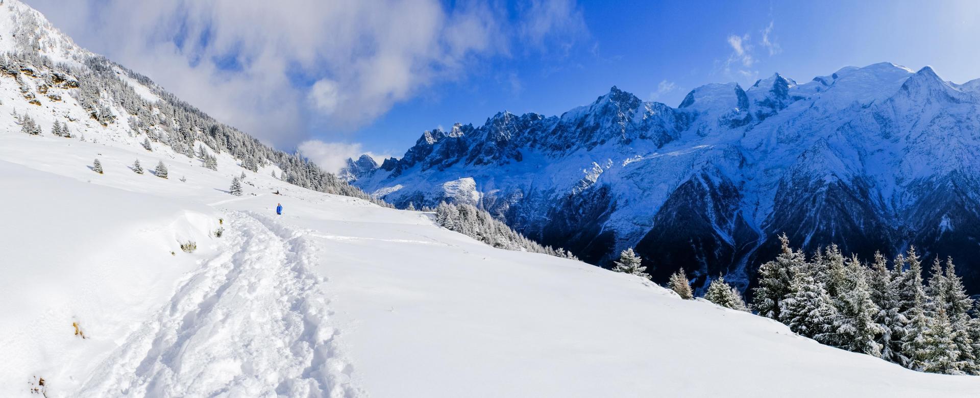 Raquette vallée de chamonix - Panoramas du Mont-Blanc - Raquette ...