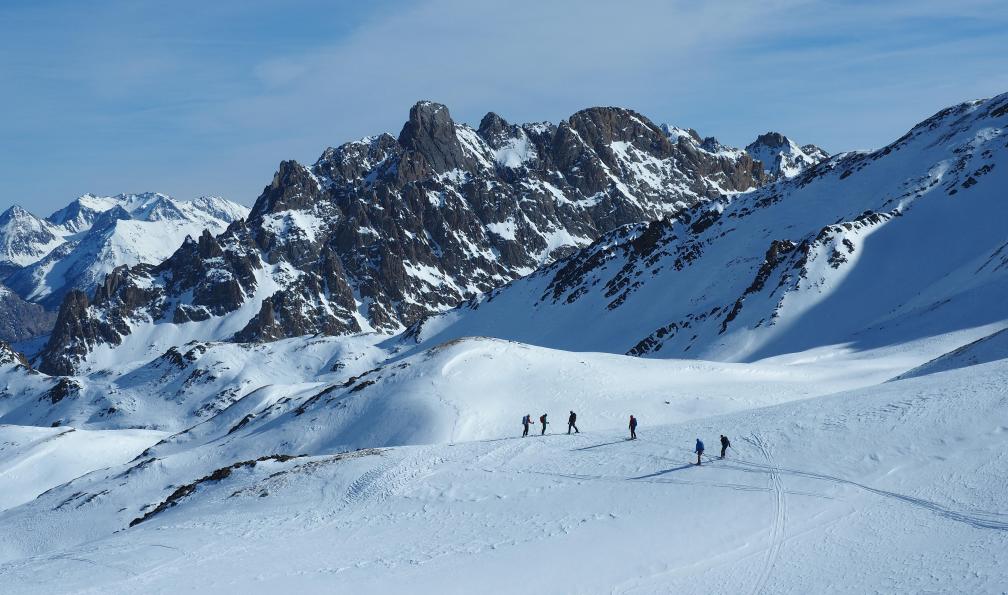 Ski de randonnée vallée de la clarée - Itinérance à skis en Clarée ...