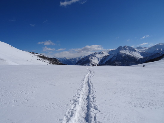 Raquettes vallee de la claree - Lumineux val Clarée à raquettes ...