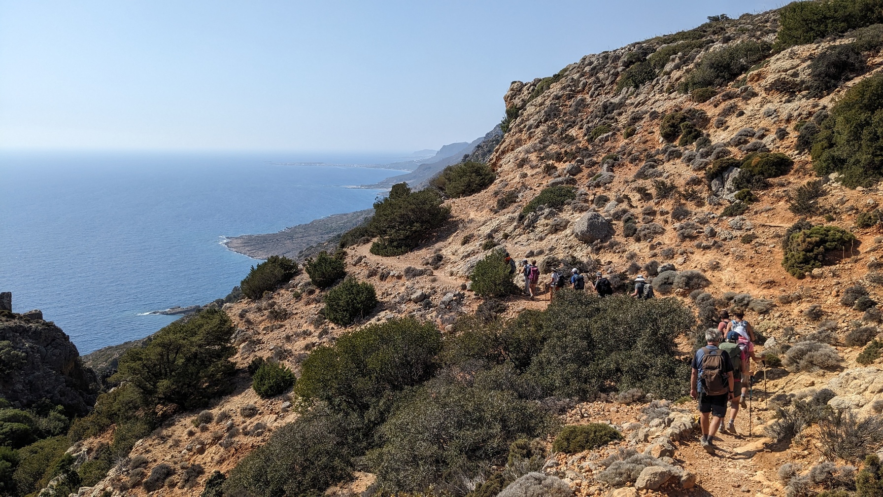 Trekking crete - Grande Bleue et montagnes Blanches - Randonnée - Grèce ...